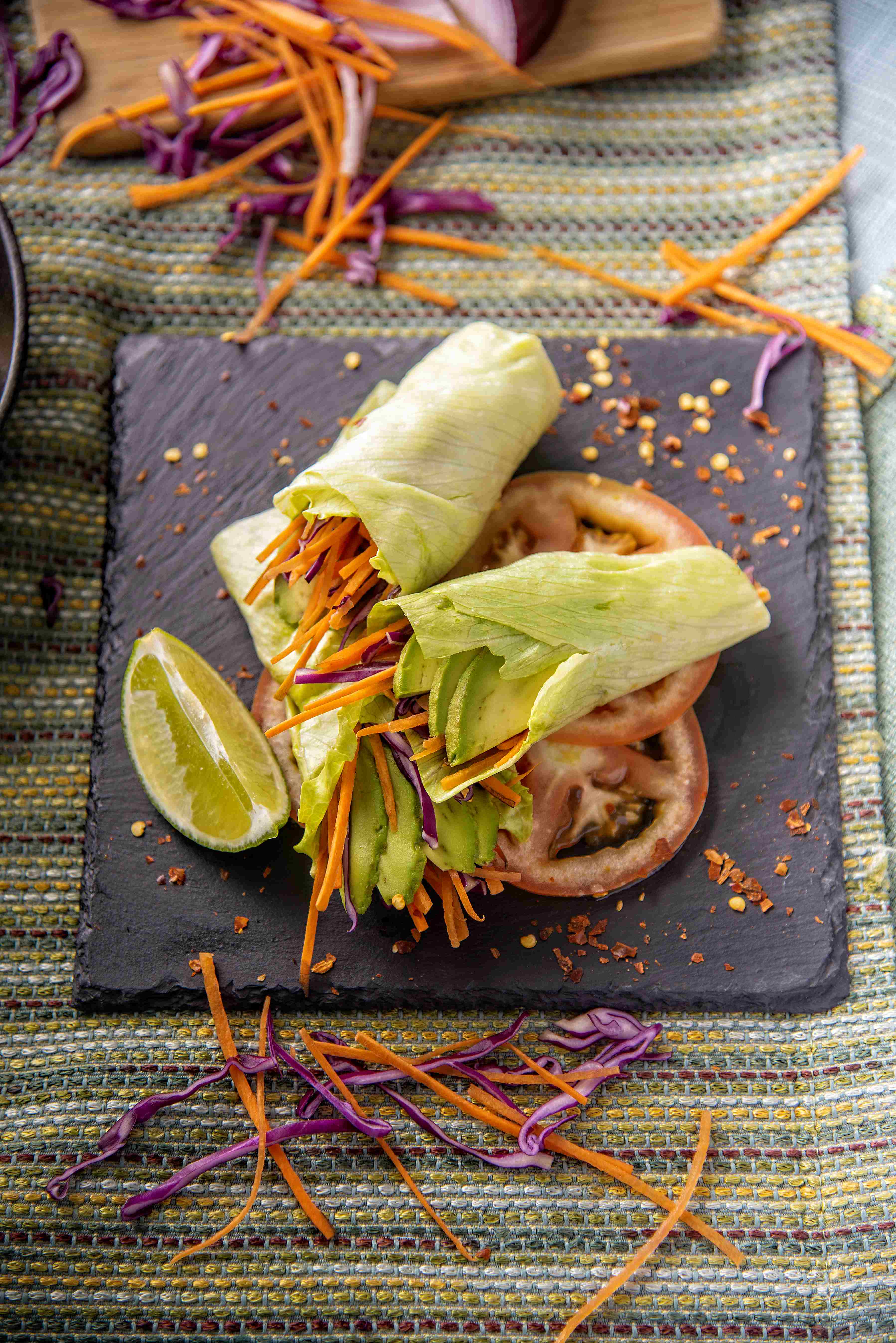 Vibrant Vegetable Wraps with Tahini Sauce – Peapil Publishing