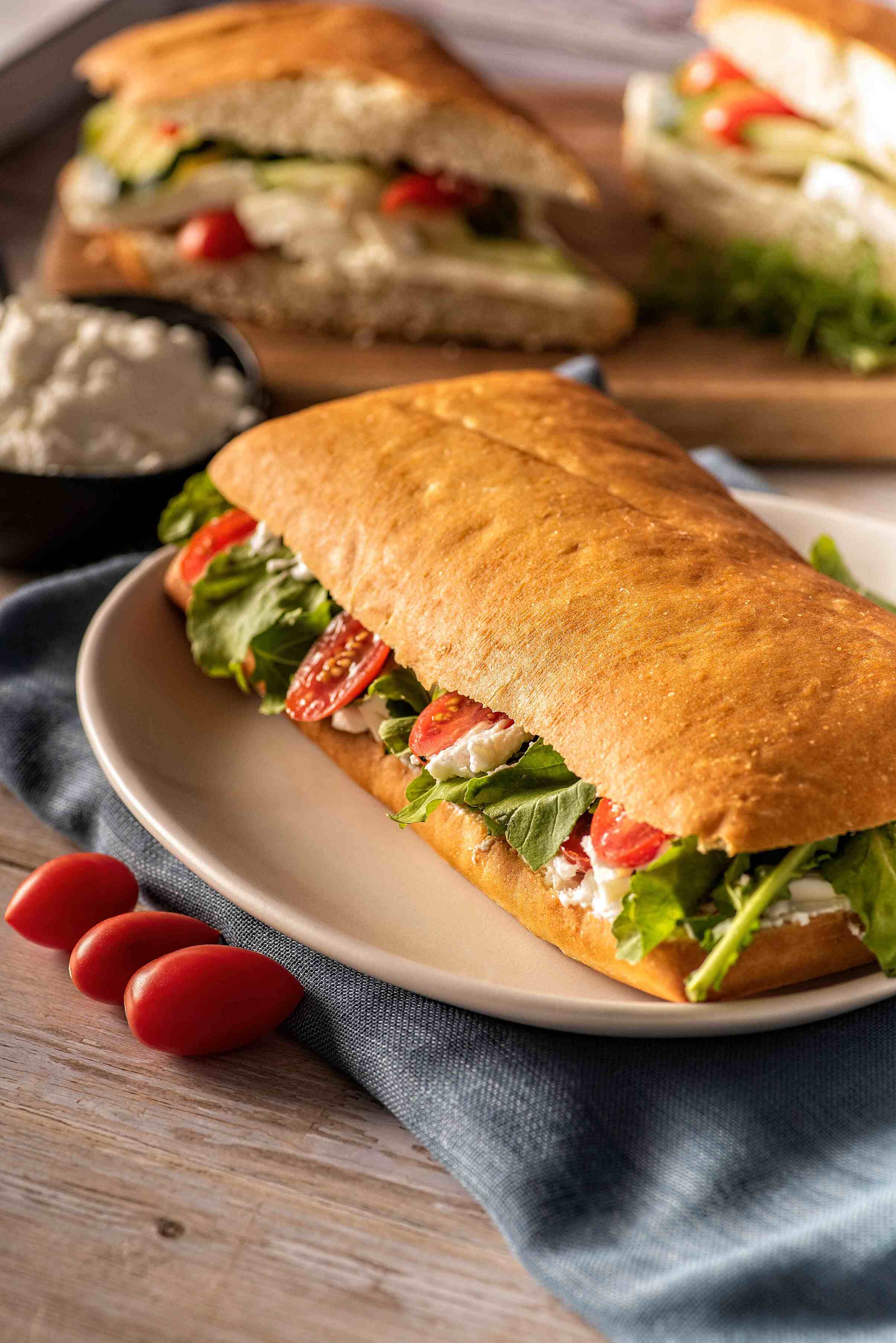 Herb & Feta Sandwich | Peapil Publishing