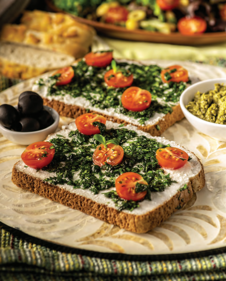 Goat Cheese Caprese | Peapil Publishing