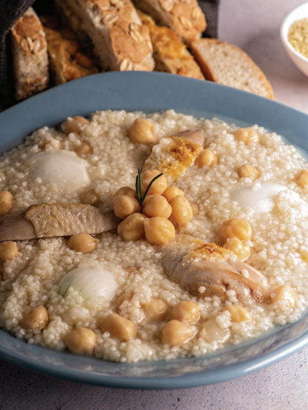 Moghrabieh with Chicken | Peapil Publishing